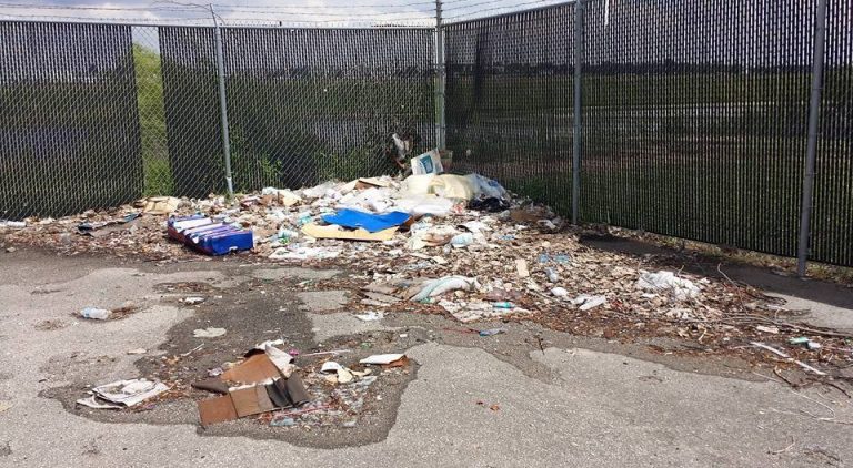 Parking Lot Cleanup - Warrum's Cleaning